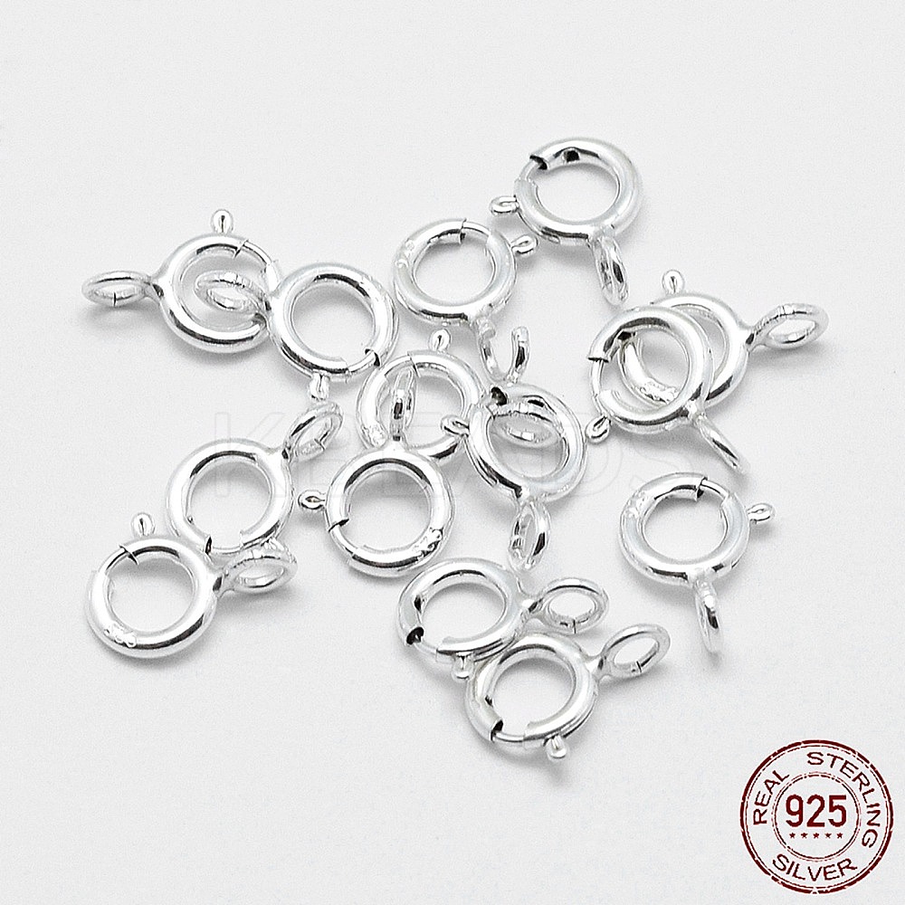 Wholesale 925 Sterling Silver Spring Ring Clasps - KBeads.com
